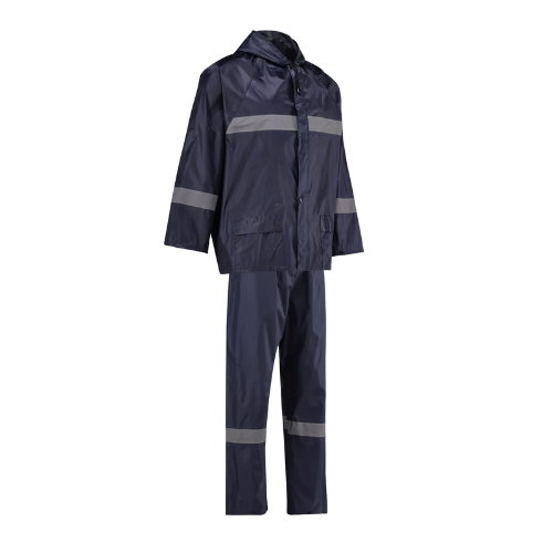 REBEL AquaSkin Rubberised Hi-Viz Reflective Orange Rain Suit – Africa Pro